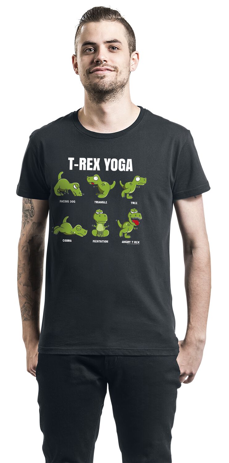 T-Rex Yoga | Tierisch T-shirt | Large