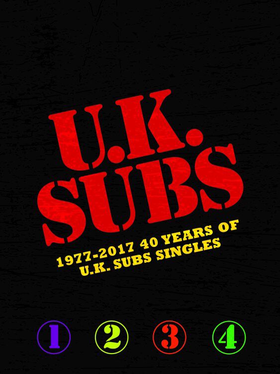 1977-2017 - 40 Years of UK Subs singles | UK Subs CD | Large