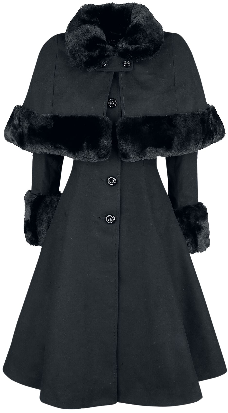 Capulet Coat | Hell Bunny Lange jassen | Large