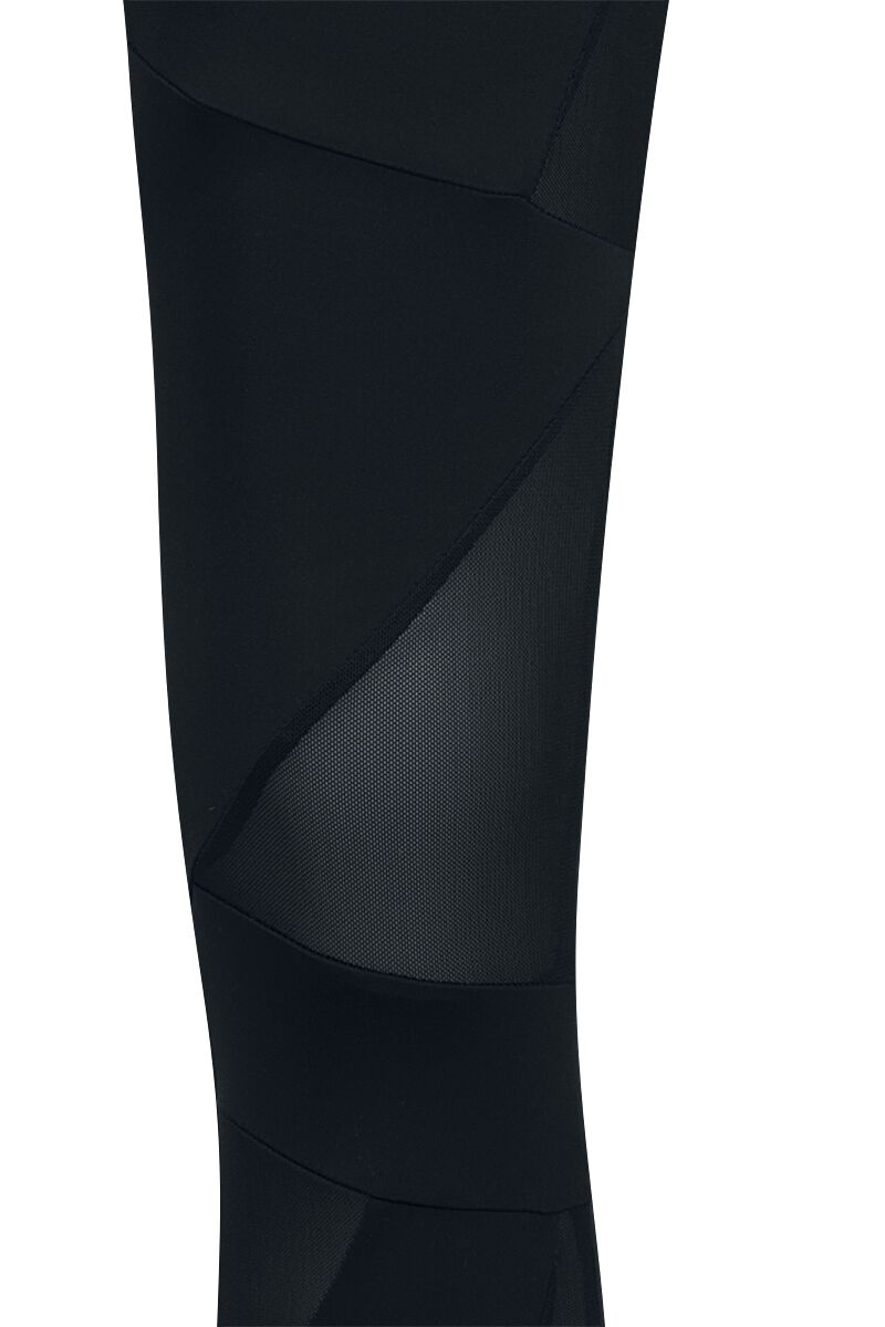 Ladies Triangle Tech Mesh Leggings | Urban Classics Legging | Large