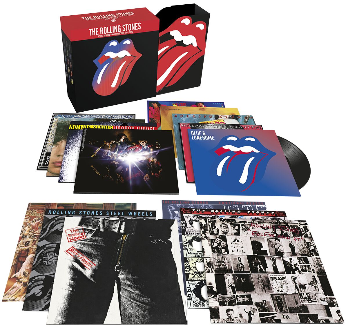 The Rolling Stones: Studio albums vinyl collection 1971 - 2016 ...