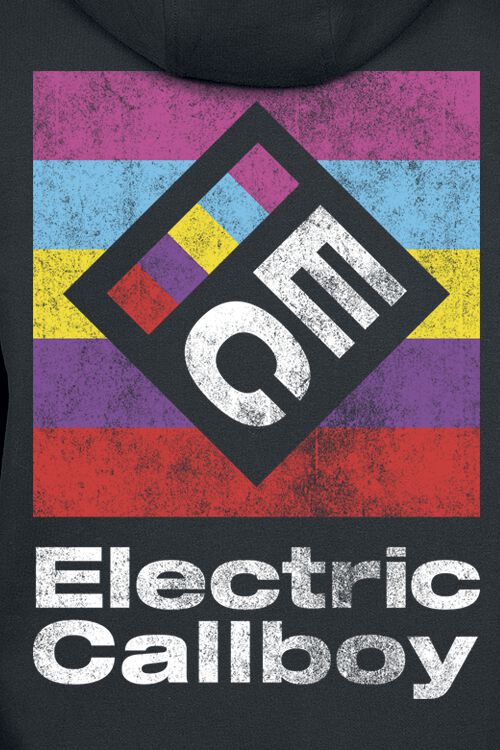 Square Logo | Electric Callboy Trui met capuchon | Large