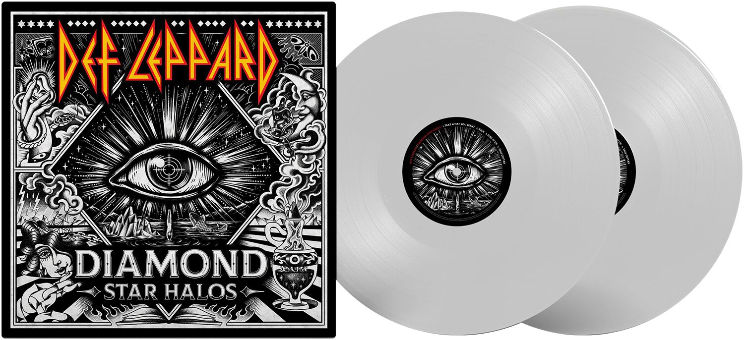 Diamond star halos | Def Leppard LP | Large